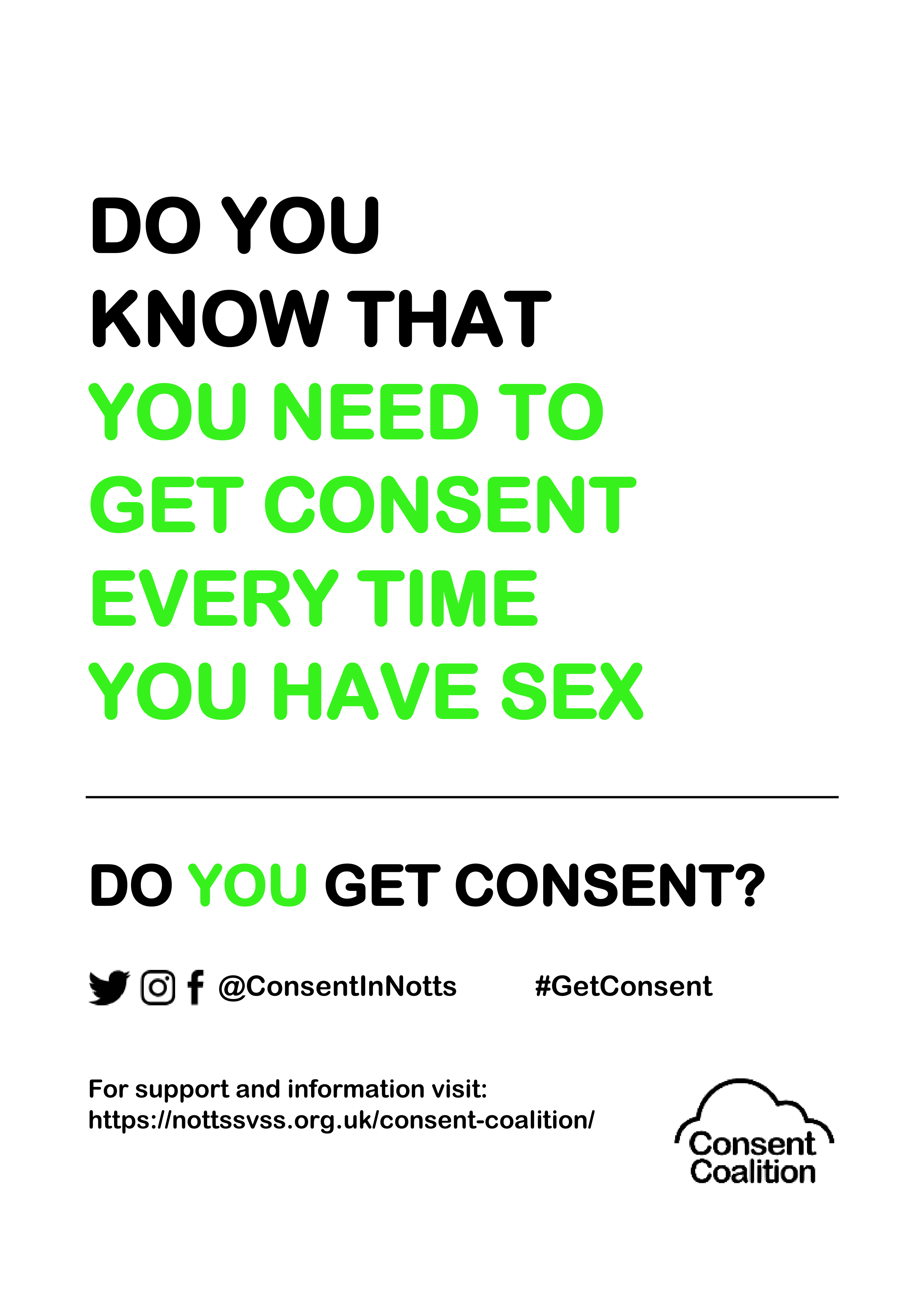 Consent Coalition - The #GetConsent Campaign | Notts SVS Services